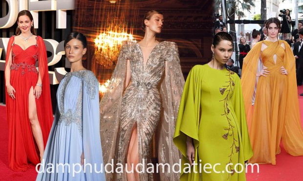BEST CAPE DRESS DESIGNS | Đầm Phụ Dâu - Đầm dạ tiệc